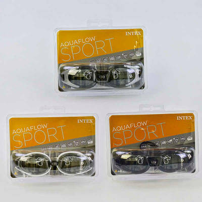 Intex Окуляри для плавання 55610 (12) розмір S, 3-8 років, на листі (ID ...