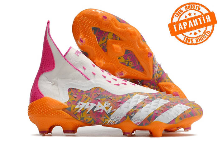Дитячі бутси Adidas Predator Freak + FG / Футбольне взуття Адідас ...