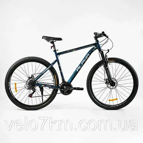 Спортивный велосипед Corso Alpha 29" стальная рама 21" оборудование ...
