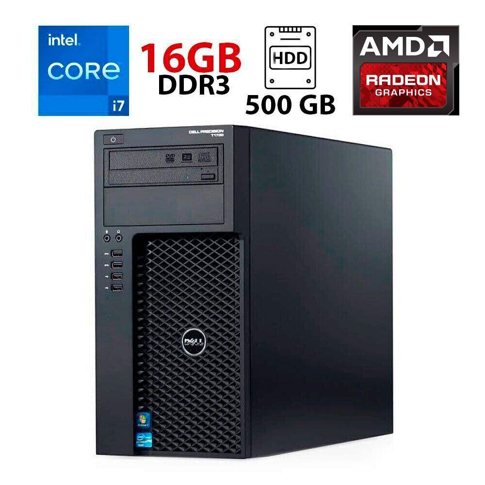Комп'ютер Dell Precision T1700 MT/ Core i7-4790/ 16 GB RAM/ 500 GB HDD ...