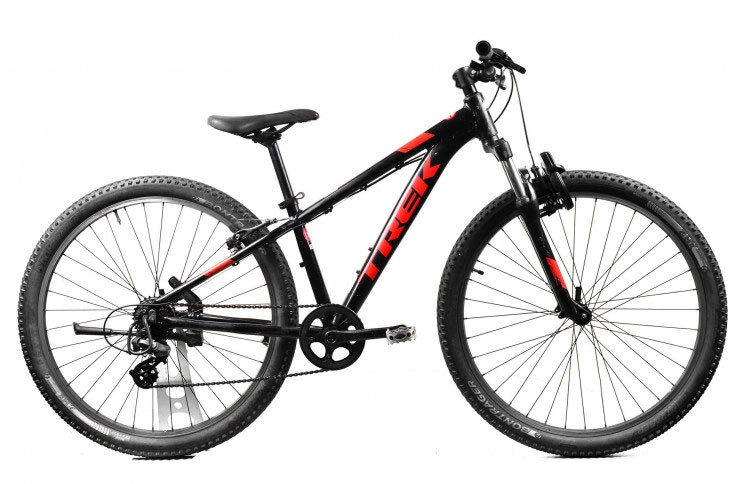 Гірський велосипед Trek Marlin 4 W387 27.5" XS чорний з червоним Б/В, ціна: 7950 ₴, купити на ...