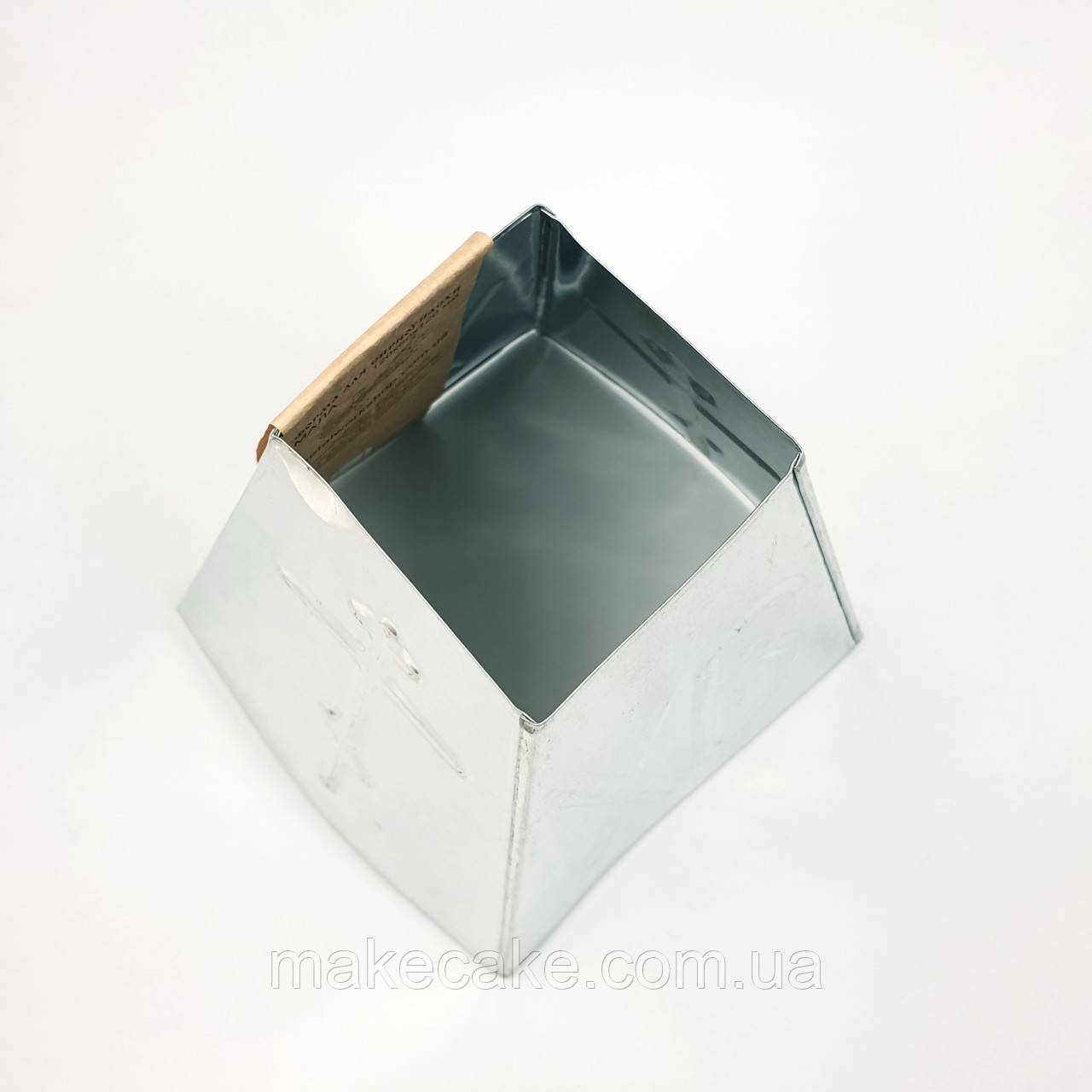 Металева форма для сирної пасхи (середня) 13х12х6.5 см (ID#1398351279 ...