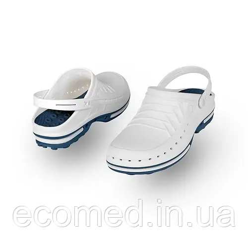 Взуття медичне Wock, модель CLOG02 (синьо-білі) р.47/48 (ID#1197502031 ...