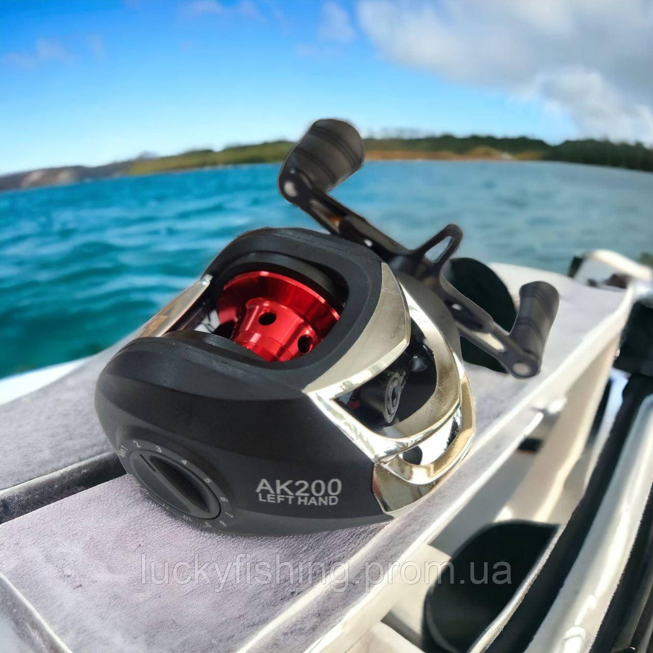 Мультипликаторная катушка 7FISH AK200 18+1bb Red (лево рукая) (ID ...