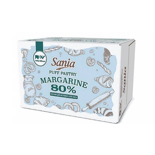 Маргарин Sania 80% для слоёного теста 10 кг (ID#2050663224), цена: 985 ...