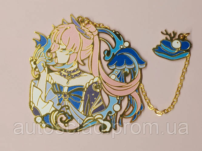 Аніме закладка Геншин імпакт Санґономія Кокомі / Genshin Impact Sangon (ID#2081558695), ціна ...