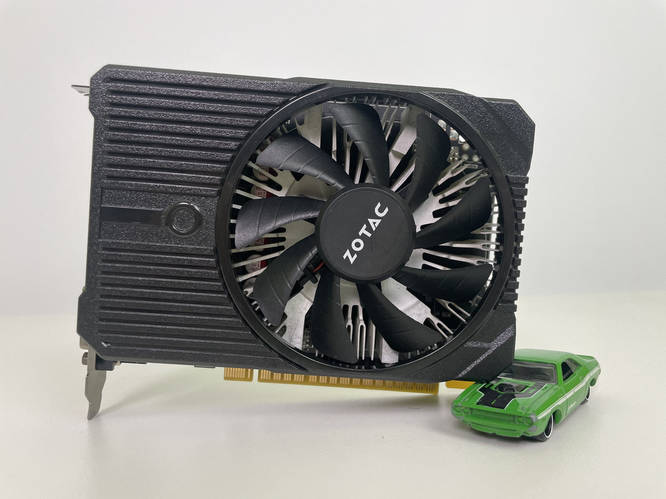 Видеокарта Zotac GeForce GTX 1050 Mini 2GB DVI, HDMI, DisplayPort (ID ...