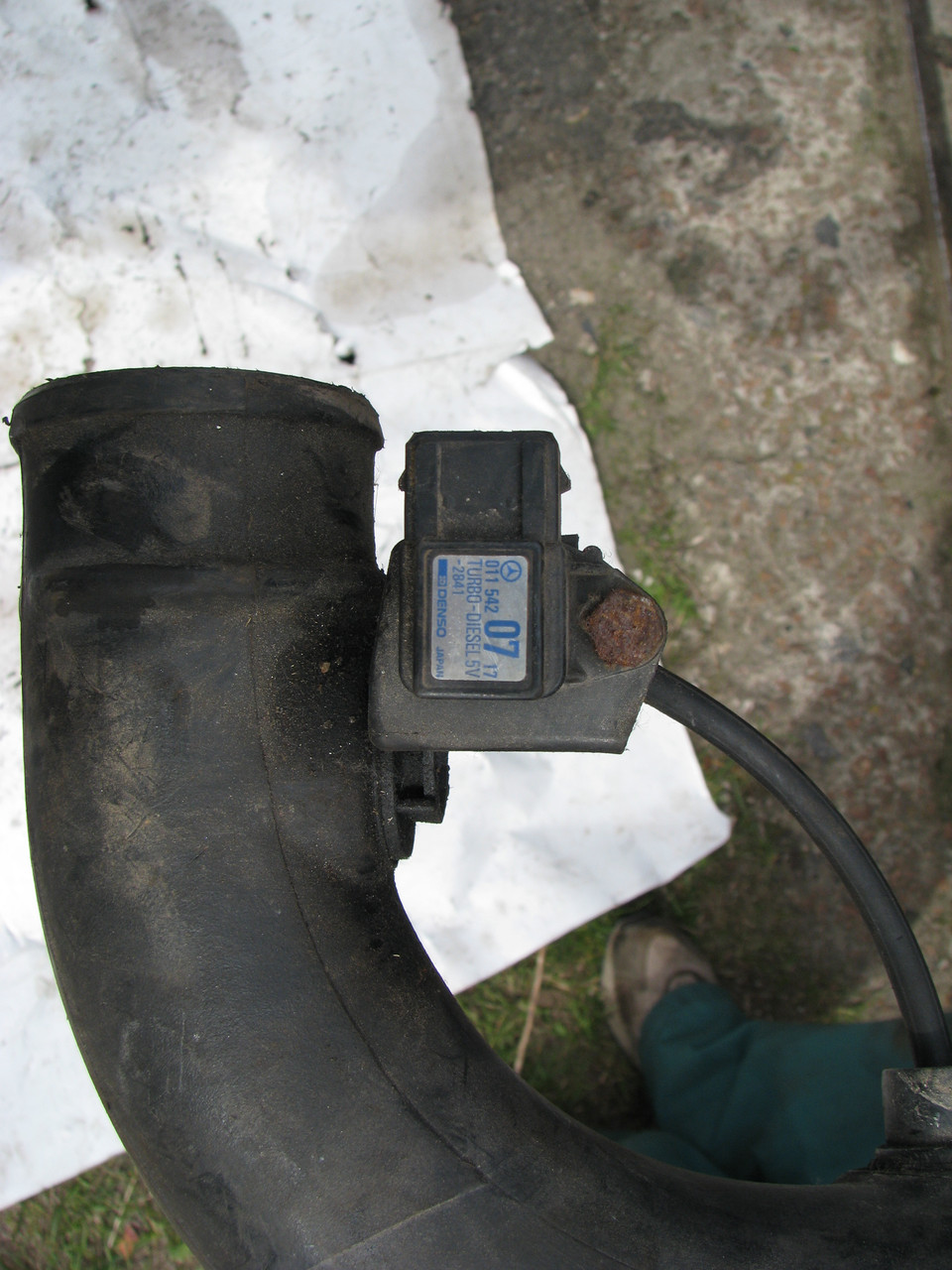 Б/у мапсенсор Mercedes Sprinter 2.9TDI 1995-2000, 0115420717 (ID ...