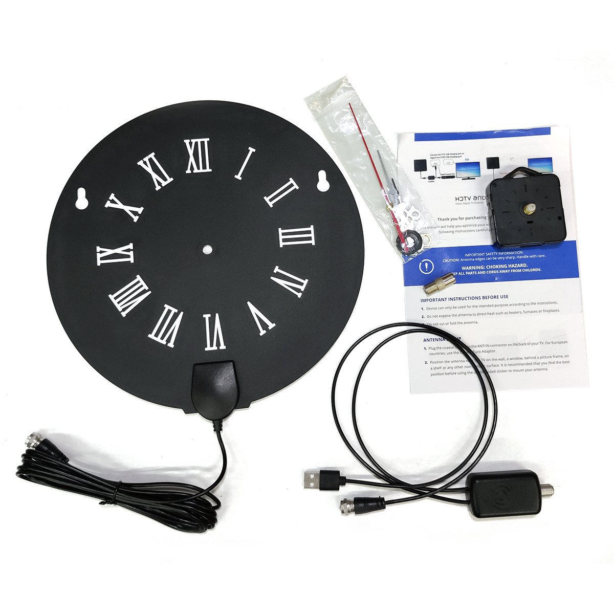 Активная ТВ антенна для Т2 HDTV DVB-T с питанием по USB, усилитель 39 ...