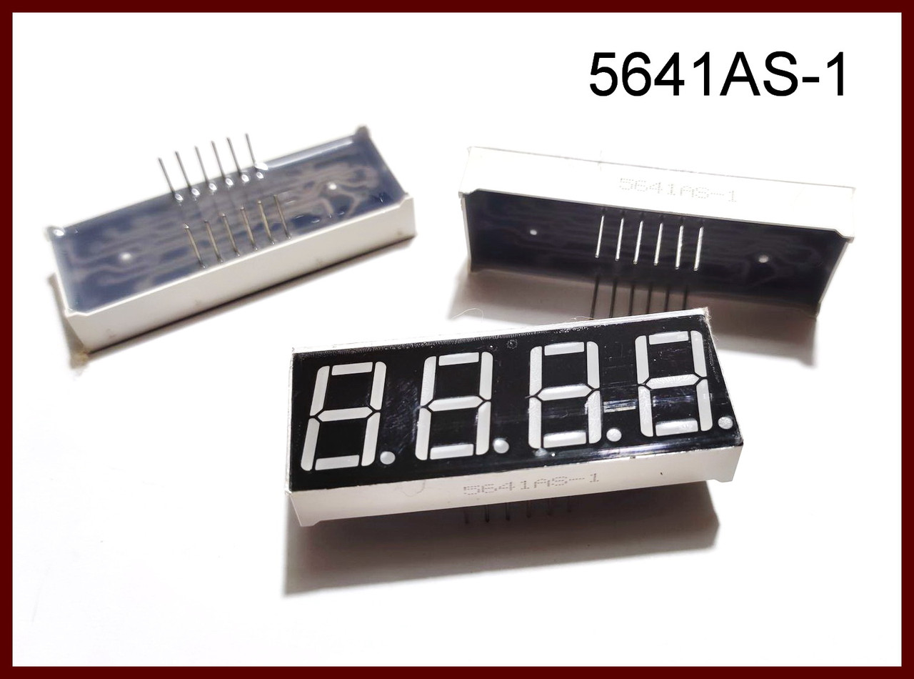 Семисегментный индикатор 5641AS-1, красный., цена: 28 ₴, купить на Prom.ua