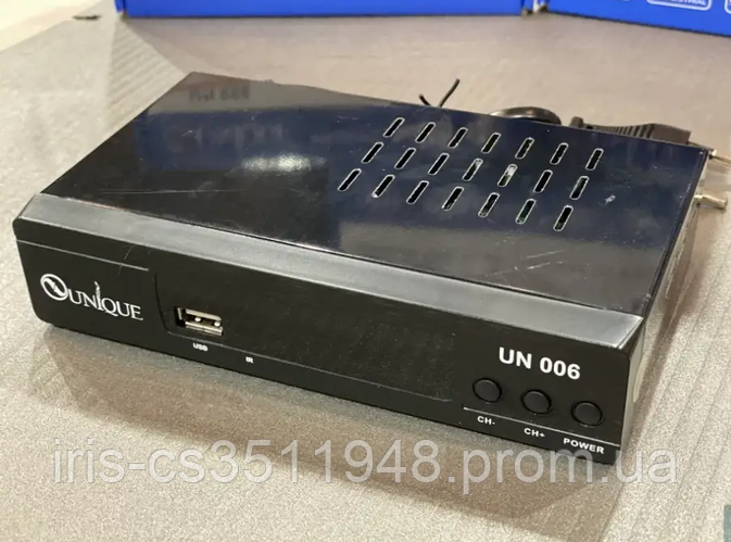 Цифровий ресивер Unique U006 Metal Цифрова приставка т2 з інтернетом і wi fi для старого ...
