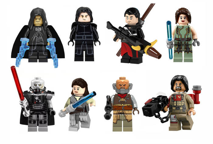 Набір фігурок Star Wars, Зоряні війни - Кайло Рен, Рей, Палпатін, інквізитор та інші (ID ...