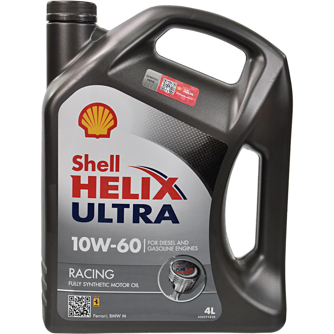 Shell Helix Ultra Racing 10W-60 4 л, (550040622) моторное масло (ID ...