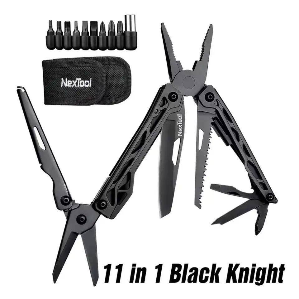 Мультитул Xiaomi Nextool Black Knight (NE20044) 11in1 набор бит, чехол ...