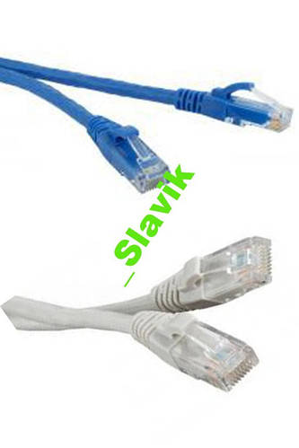 Патчкорд RJ-45 UTP 5e заводський з ковпачком 25,0 м (ID#377520494 ...