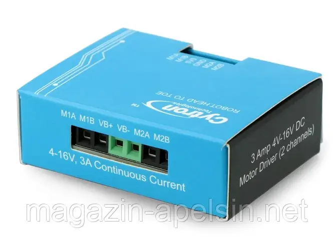 Cytron MDD3A - двоканальний драйвер для двигунів постійного струму 16V ...