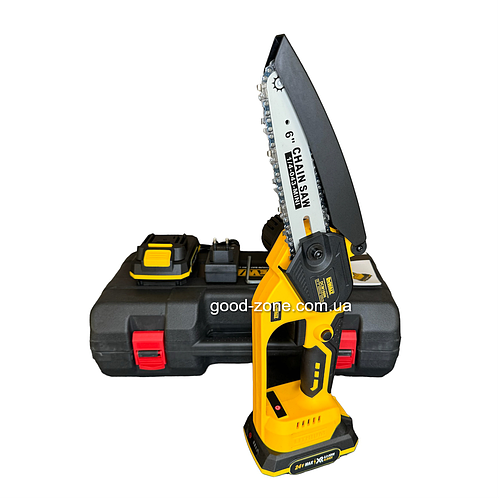 Аккумуляторная мини пила DeWalt DCM160N (24V, 4Аh). Веткорез девольт ...