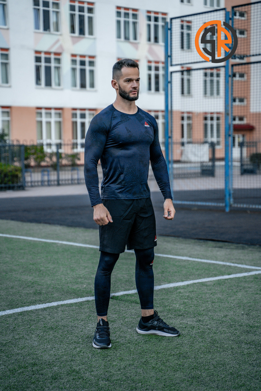 Компрессионная одежда для спорта мужская Reebok 5в1 комплект костюм для ...