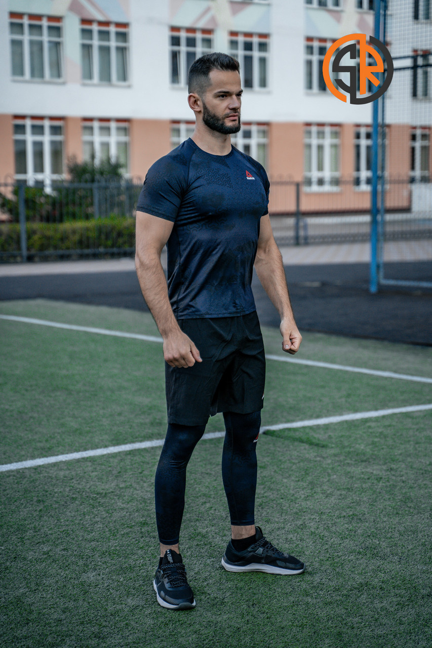 Компрессионная одежда для спорта мужская Reebok 5в1 комплект костюм для ...