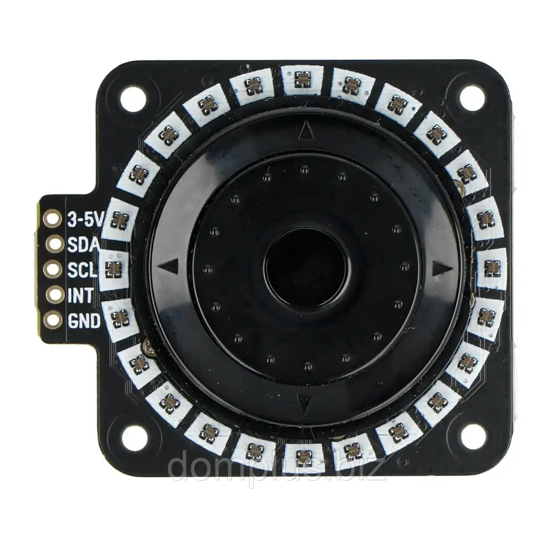 RGB Encoder Wheel Breakout - модуль с энкодером - 24 RGB светодиода - PiMoroni PIM673 (ID ...