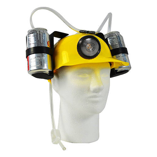 Univermag Шолом для пива з ліхтарем (жовтий)(УВАГА!!!відправка тільки ...