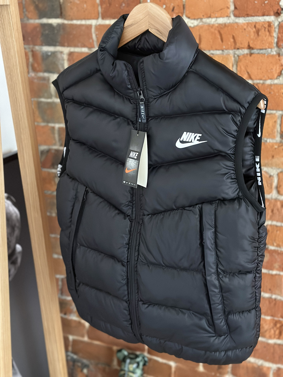 Мужская жилетка Nike (безрукавка) спортивная жилет стеганый Турция ...