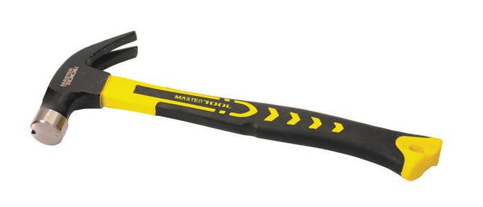 Молоток столярный MASTERTOOL 450 г HRC60 рукоятка фибергласовая 340 мм с магнитным пазом 02-0705 ...