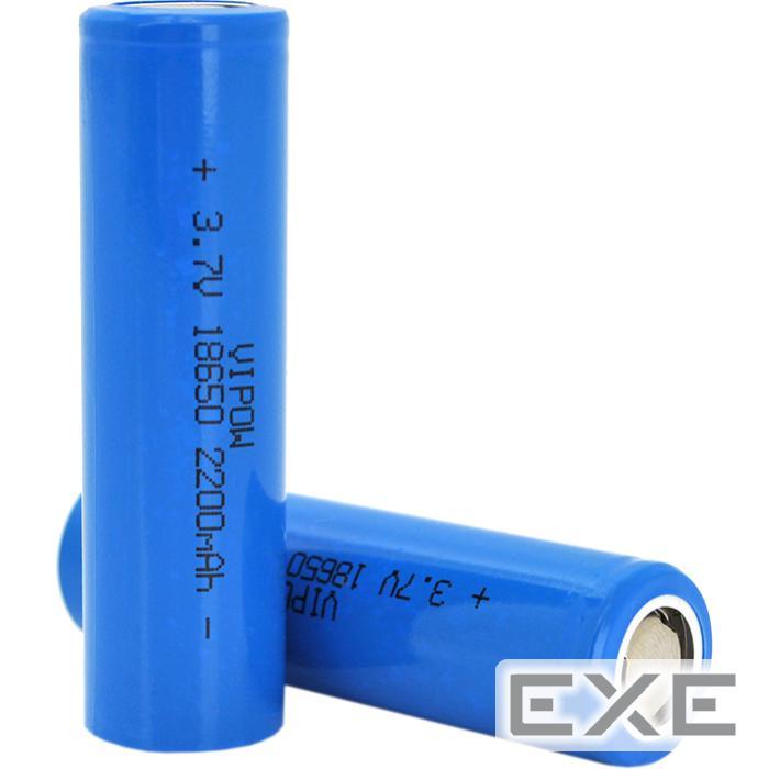 Аккумулятор 18650 Li-Ion Vipow ICR18650 FlatTop, 3000mAh, 3.7V, Blue ...