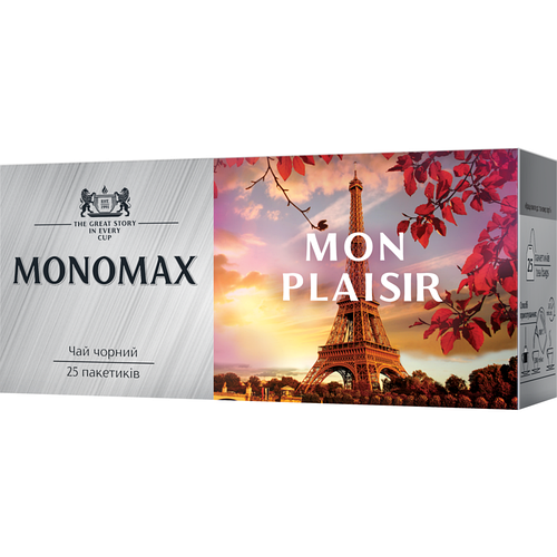 Чай чорний Monomax 25 пакетиків Mon Plaisir (mn.70836) (ID#2087219126), ціна: 44.71 ₴, купити на ...