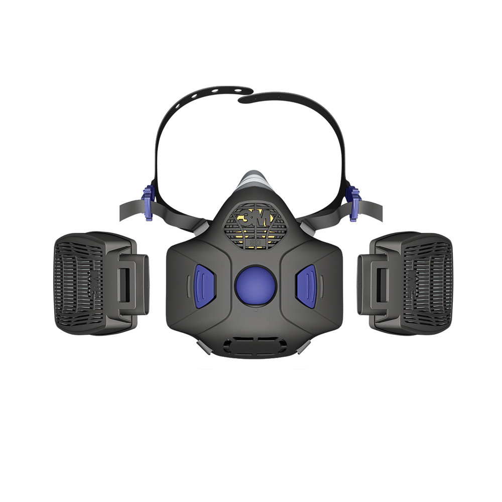 Напівмаска 3м Secure Click HF-802 М комплект з фільтрами А1: продаж ...