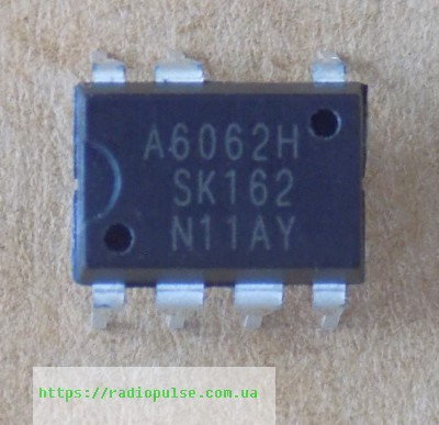 Микросхема STRA6062H ( STR-A6062H , A6062H ) оригинал, DIP7, цена: 216. ...