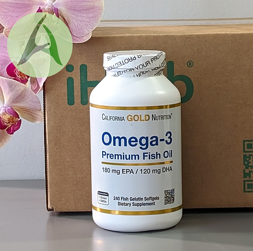 California Gold Nutrition, омега-3, риб ячий жир, 240 капсул (ID ...