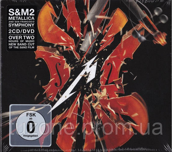 Metallica & San Francisco Symphony S&M2 (2CD, DVD, Album, Deluxe Edition) (ID#2088188857), ціна ...
