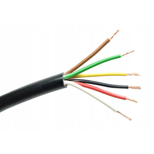 Кабель автомобильный ПГВА 6-жильный [YLYs 6x0,75 мм²] (ID#2088253486 ...