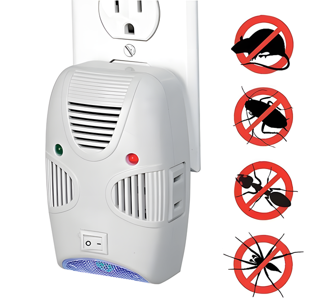 Ультразвуковой отпугиватель грызунов и насекомых Pest Repelling Aid