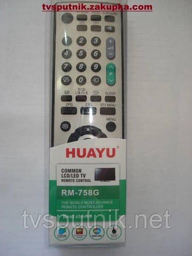 Универсальный Пульт Sharp RM-758G (LCD) (ID#428238979), цена: 189 ...