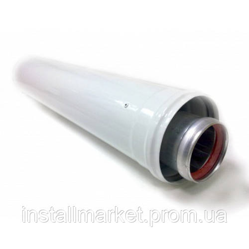 Коаксиальный удлинитель трубы для газового котла д.60/100 мм, L= 1500 ...