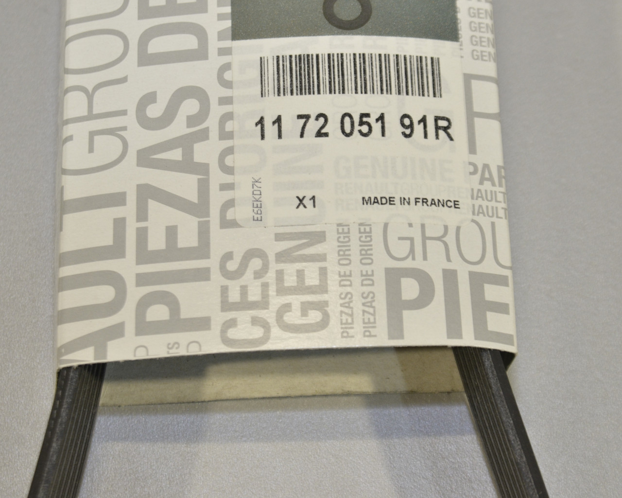 Поликлиновый (ручейковый) ремень на Renault Kangoo II 2008-> 1.5dCi ...