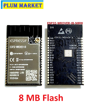 ESP32-WROVER-B-N16R8 WIFI IOT 16 MB (Quad SPI) Flash, 8 MB (Quad SPI ...