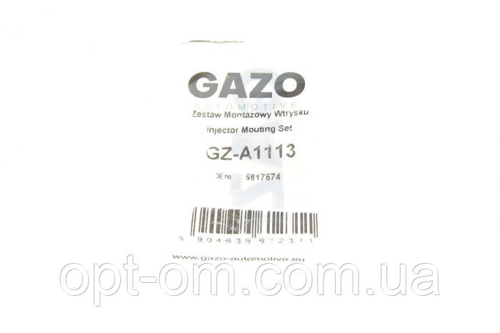 Ремкомплект форсунки Opel Astra 1.7 CDTI 04-15 GAZO GZ-A1113 UA63 (ID ...
