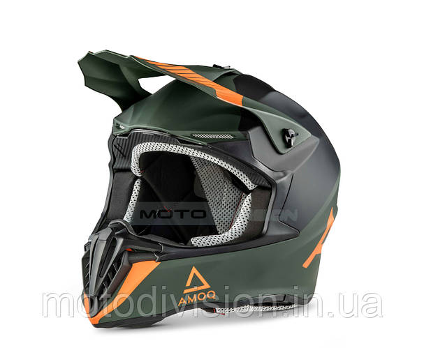 Шлем кроссовый/ендуро Amoq Military M - 57-58 см (ID#2090757492), цена ...
