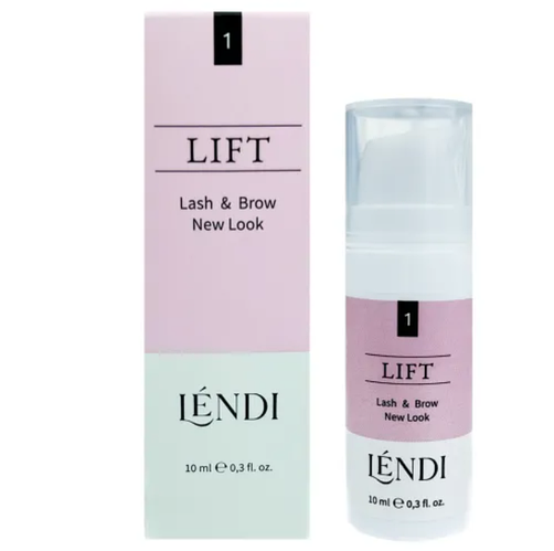 Lendi, Состав для ламинирования №1 "Lash & Brow New Look", 10 мл, в ...