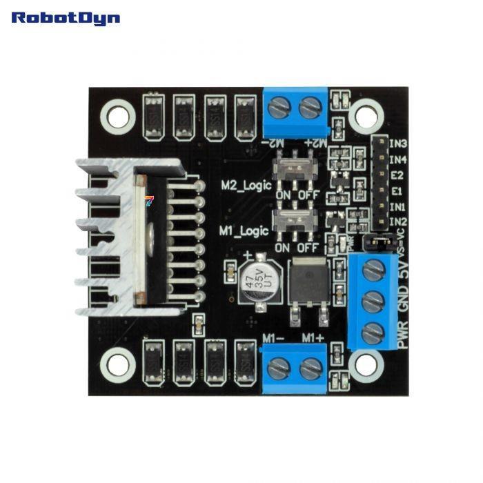 Motor Driver 2A L298N 2-motors Двоканальний драйвер моторів на чипі ...