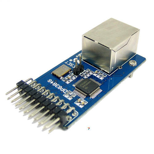 DP83848 Ethernet Board Оцінкова плата зі встановленим Ethernet трансивером фізичного рівня ...