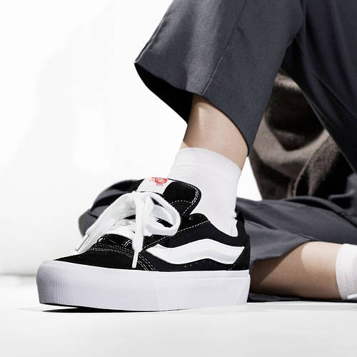 Vans Knu Skool Platform Black White, Жіночі кросівки,венс (ID ...