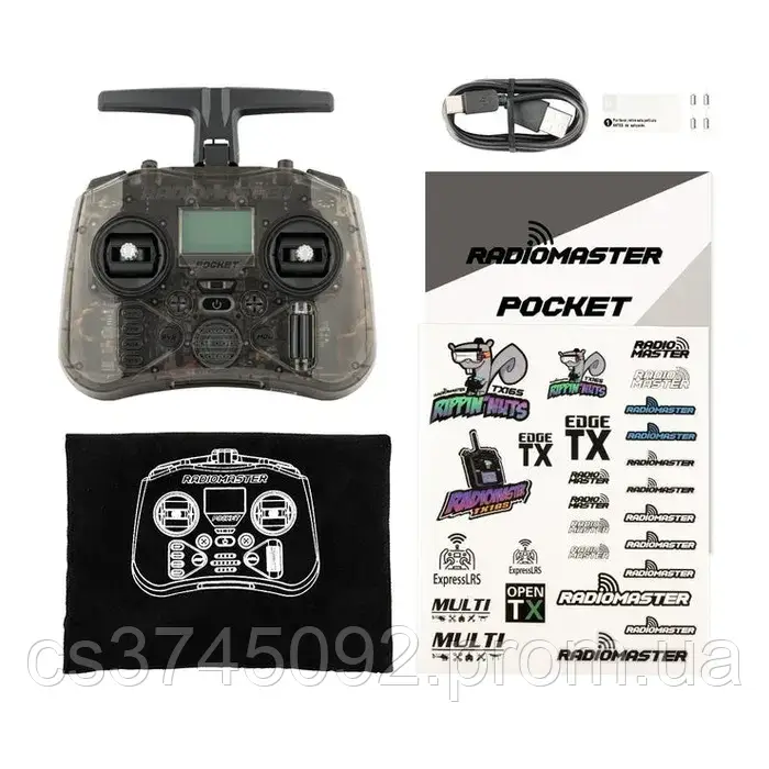 Пульт дистанційного керування для дрона коптера fpv Radiomaster Pocket ...