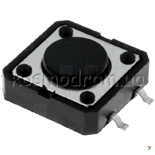 TACTM-24N-F кнопка тактовая, размер 12х12 мм, SMD, SPST-NO высота 4.3 ...