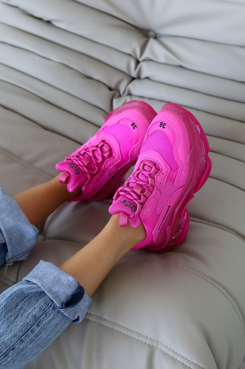 Triple S Clear Sole Neon Pink 39 (ID#2089151929), цена: 4000 ₴, купить ...