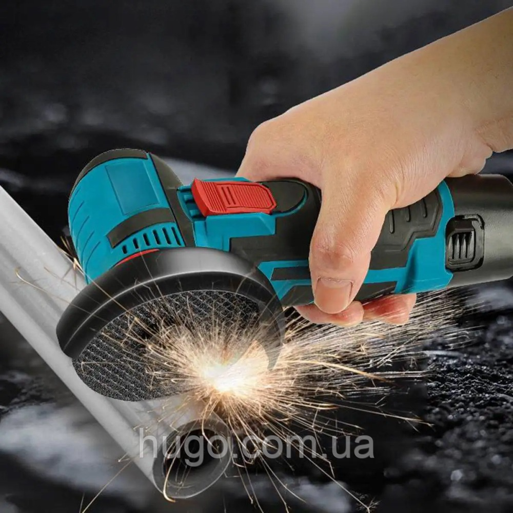 Аккумуляторная болгарка в чемодане, 2 аккумулятора 12V, W-153-7 ...