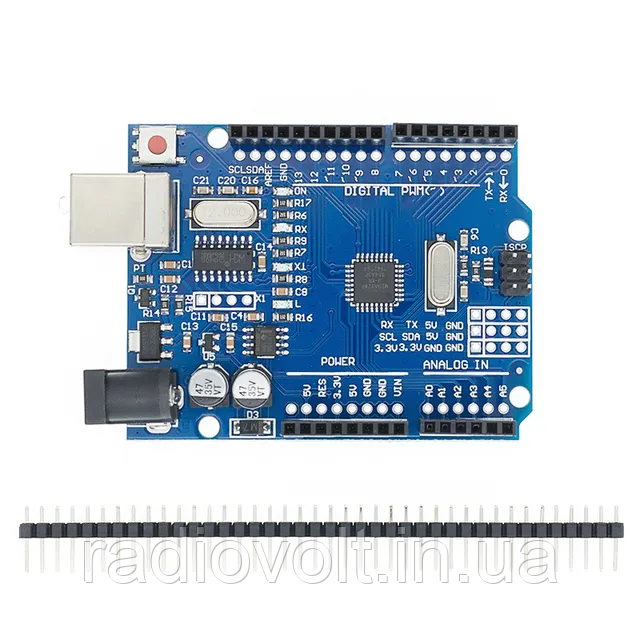 Arduino Uno R3 Atmega328p Ch340g Microusb продажа цена в Черновцах